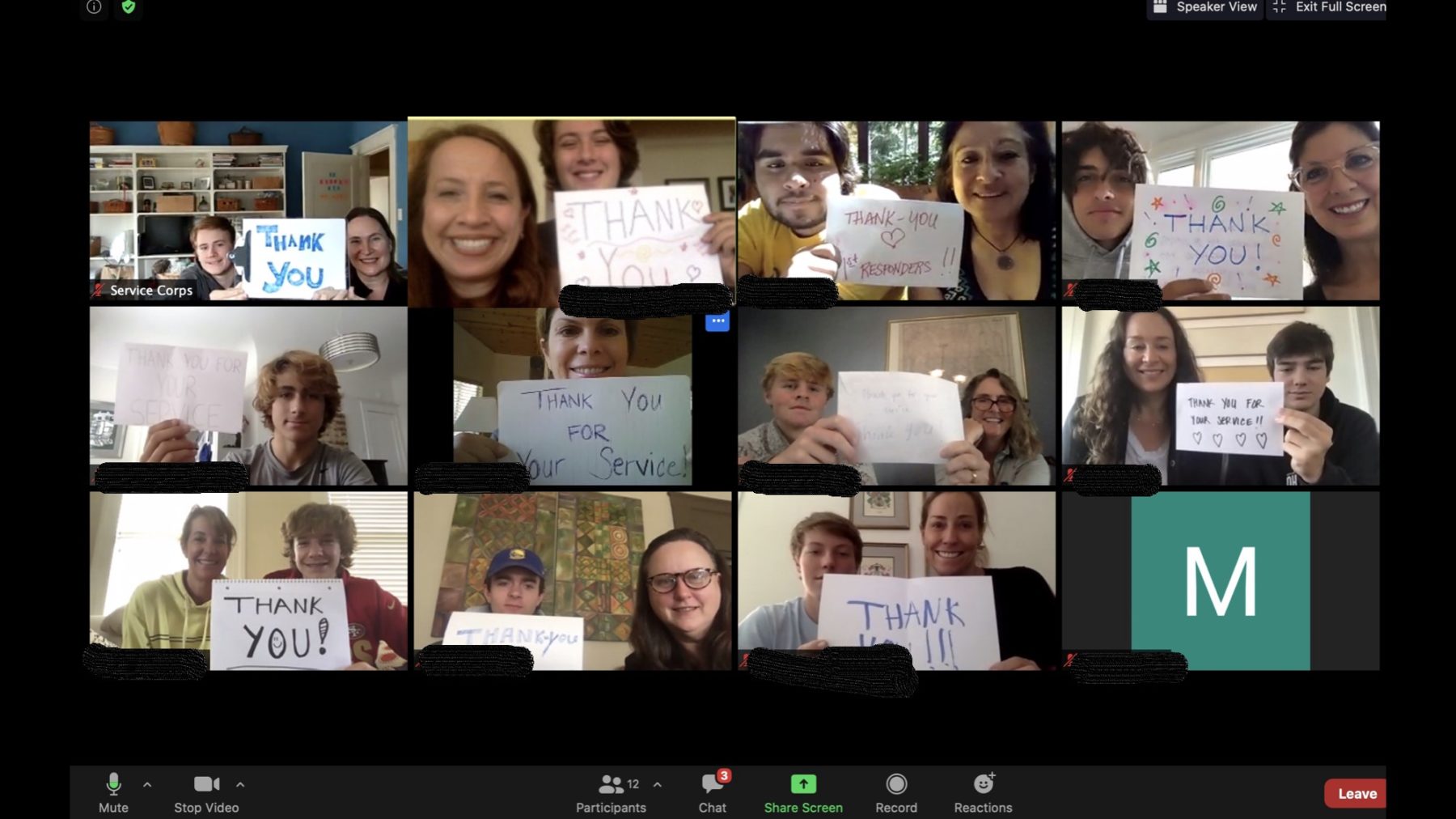 Service Corps, San Francisco